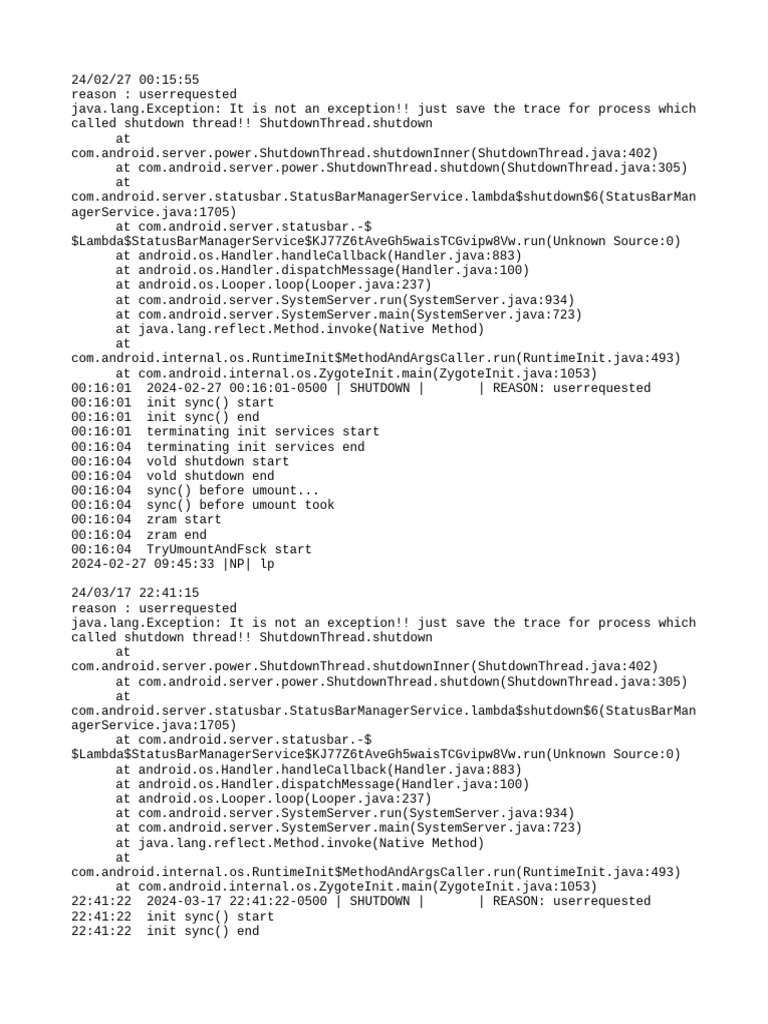 Power Off Reset Reason Backup | PDF | Java (Programming Language) | Java Specification Requests