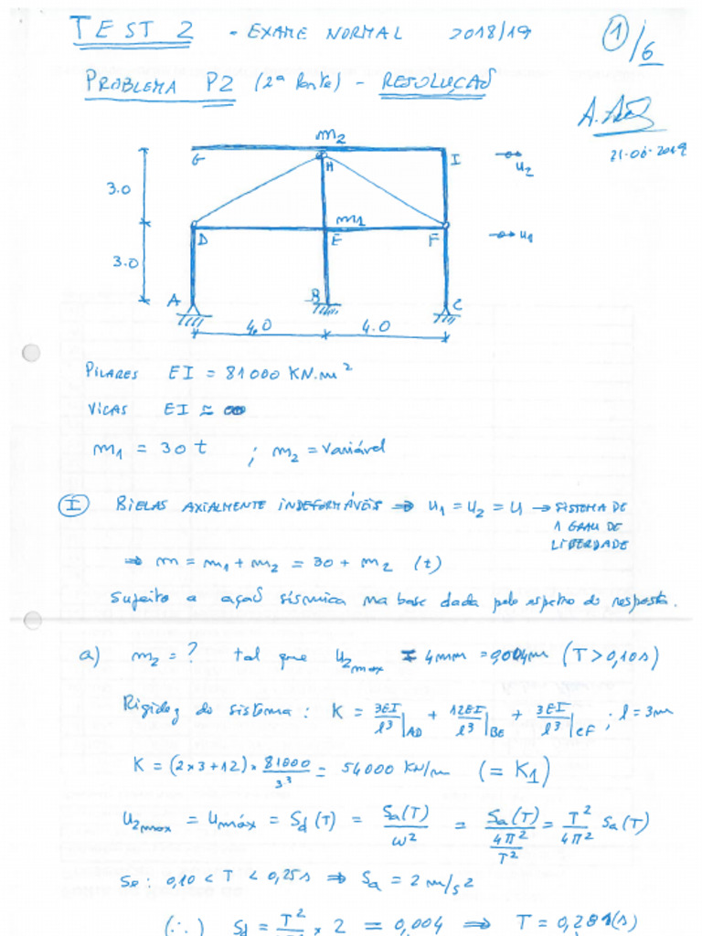 TE2 - 2018 - 2019 - Exame Normal - P2 - Resolucao | PDF