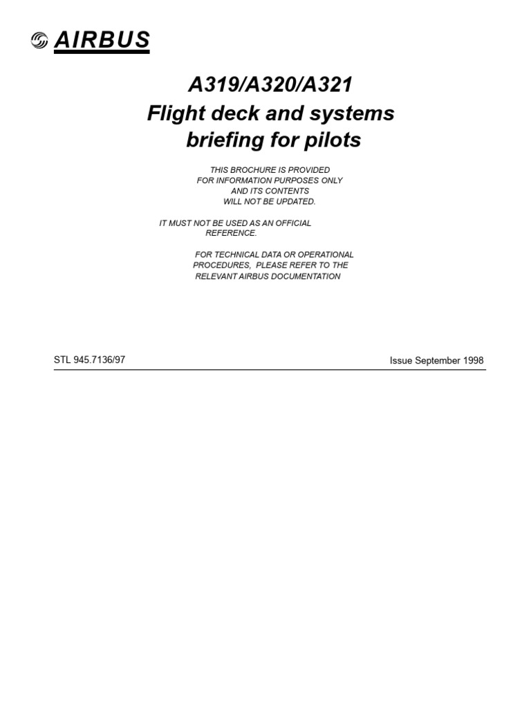 Airbus A319, A320, A321 Flight Deck and Systems Briefing for Pilots (Z ...