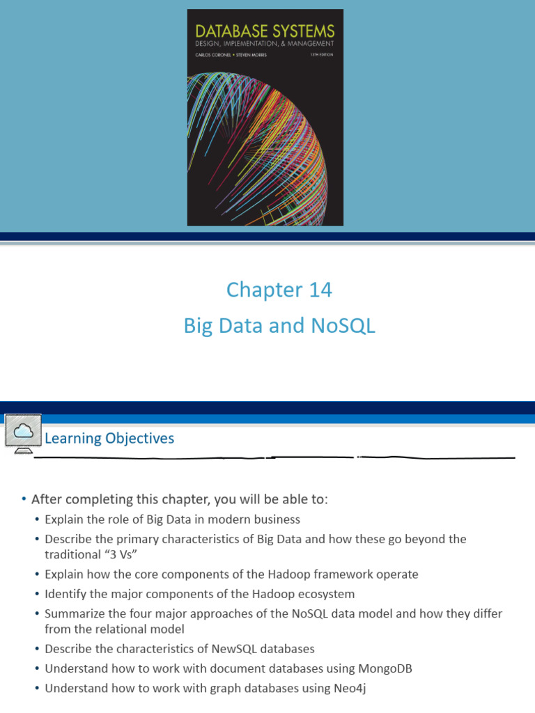 Coronel DatabaseSystems 13e Ch14 | PDF | Apache Hadoop | No Sql