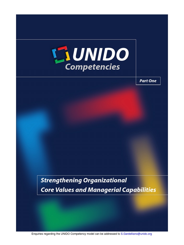 UNIDO Competency Model Part 1 | PDF | Competence (Human Resources ...
