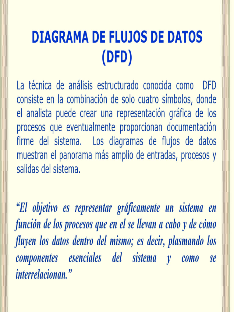 Diagrama de Flujo de Datos (DFD) | PDF | Gestión de tecnología de la información | Tecnologías ...