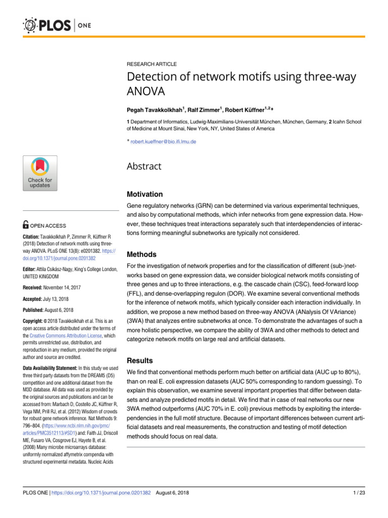 Anova 3 Arah | PDF | Gene Expression | Analysis Of Variance