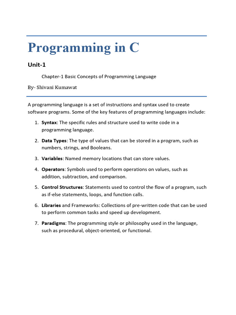 Lecture1 1 | PDF | Computer Programming | Programming