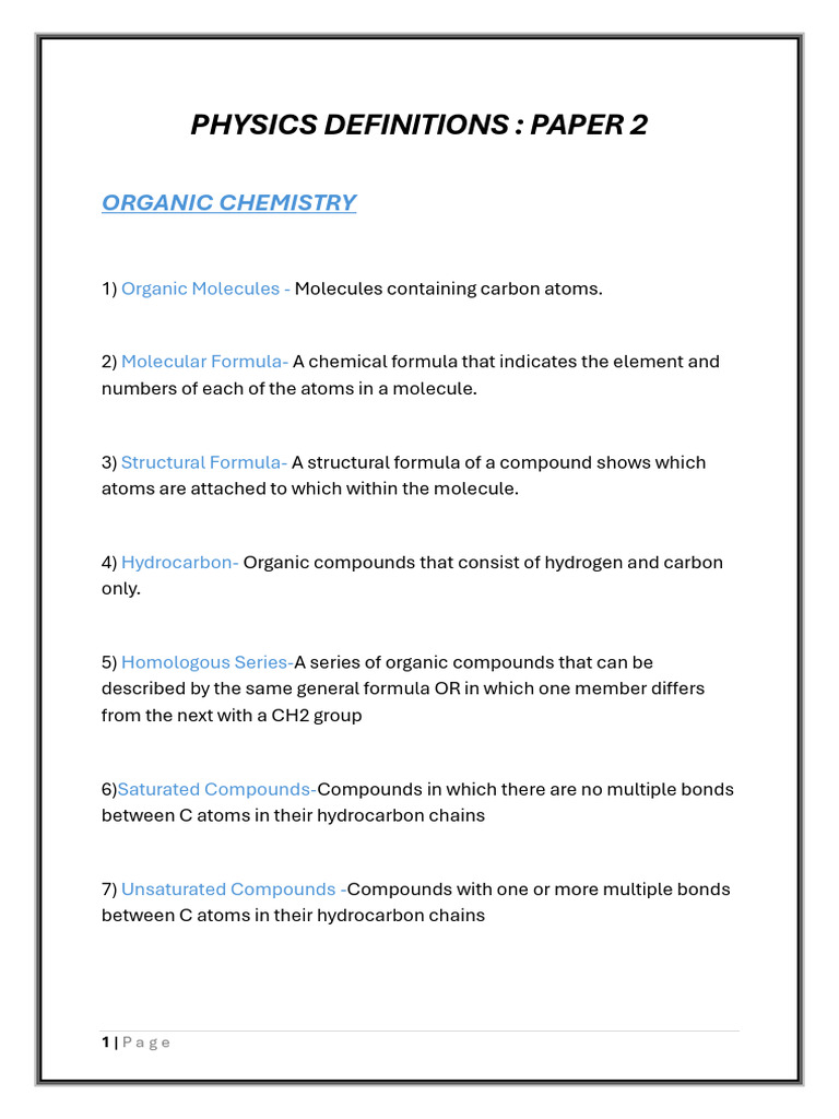 CHEM 1 | PDF | Acid | Molecules