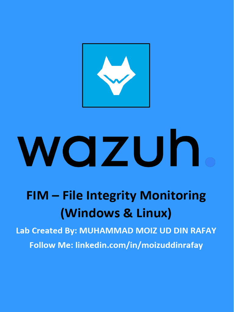 Lab 04 FIM File Integrity Monitoring 1715576637 | PDF | Computer ...