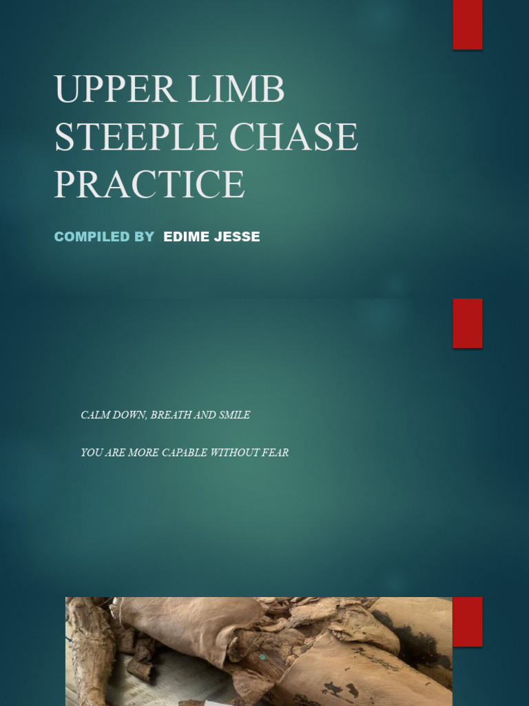 Upper Limb Steeplechase Practice Guide | PDF