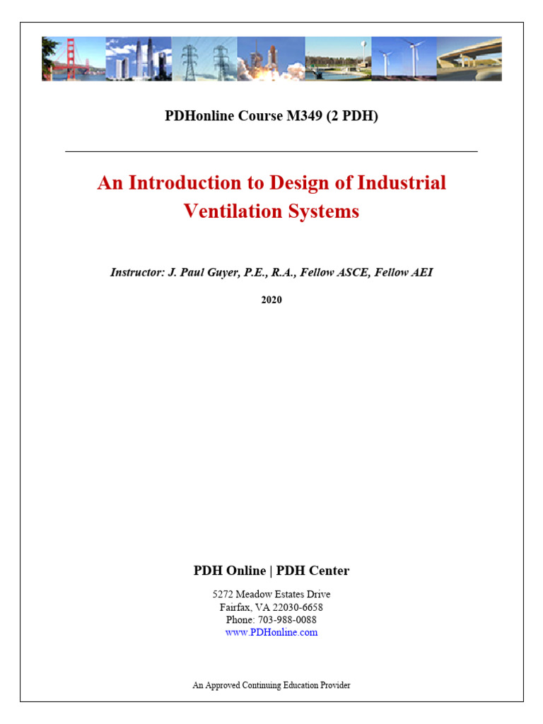 An Introduction to Design of Industrial Ventilation | PDF | Duct (Flow) | Ventilation (Architecture)
