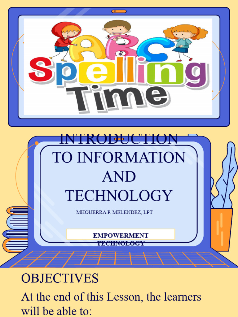 Lesson 1 Intro To Ict | PDF | World Wide Web | Internet & Web