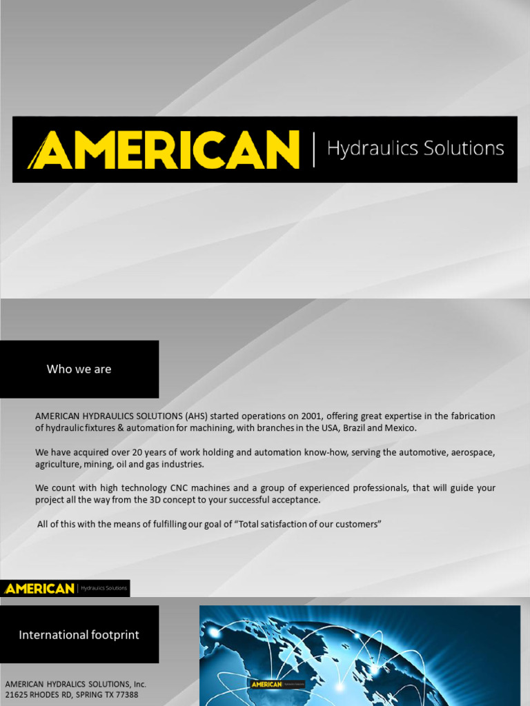 AHS - 2022 Presentation R16 | PDF | Actuator | Robot