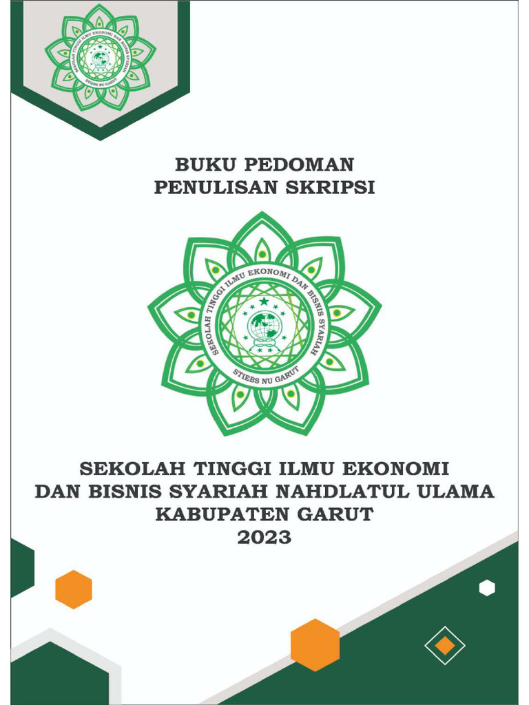 Lampiran SK 09 Pedoman Penulisan Skripsi Stiebs Nu Garut 2023 | PDF