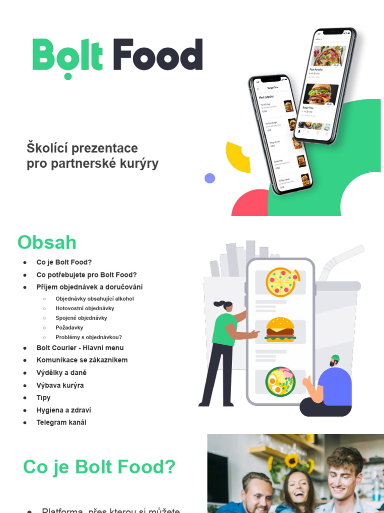 Bolt Food - Kurýr | PDF