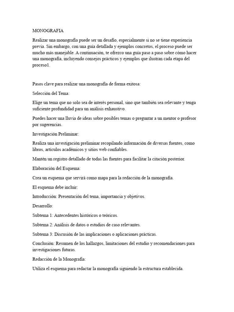 Monografía | PDF | Crecimiento personal y profesional