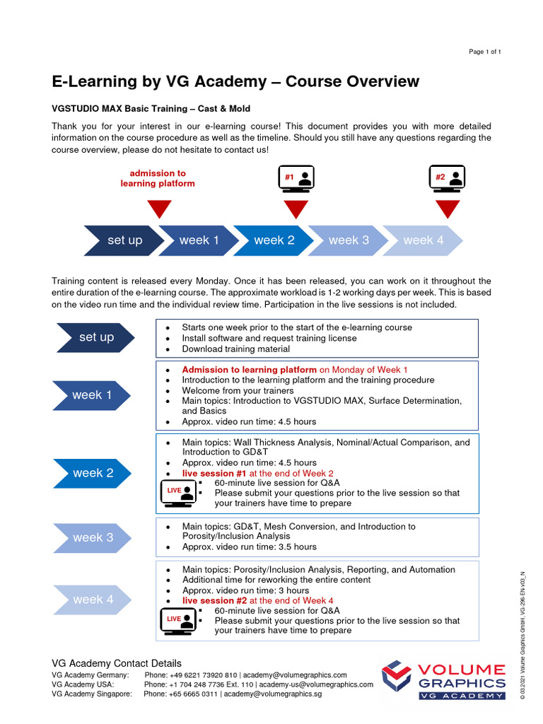 VGSTUDIO MAX Basic Training Overview | PDF | Educational Technology | Computing