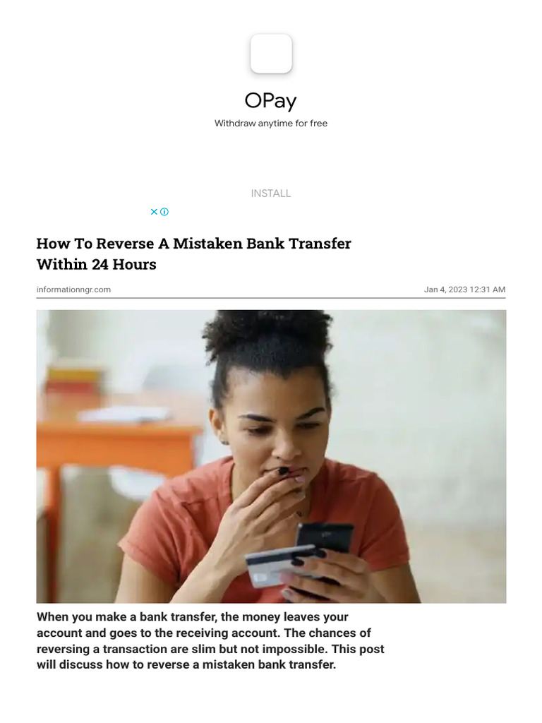 Reverse Mistaken Transfers Fast | PDF | Wire Transfer | Money