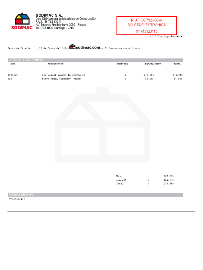 Boleta Electrónica de Compra Online | PDF
