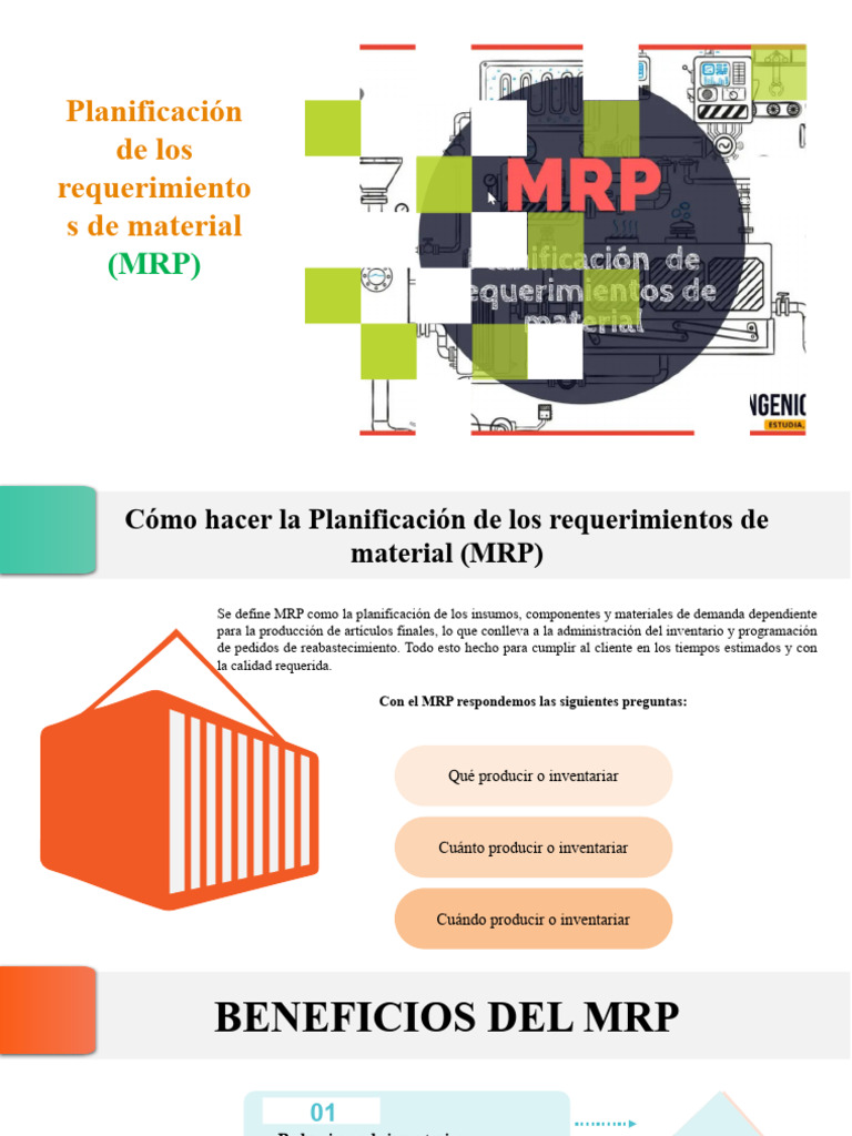 Optimización MRP: Inventario y Producción | PDF | Economias