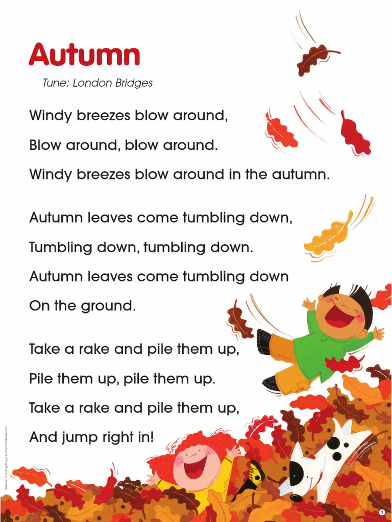 Seasonal Songs for Kids' Sing-Alongs | PDF | Workweek And Weekend ...