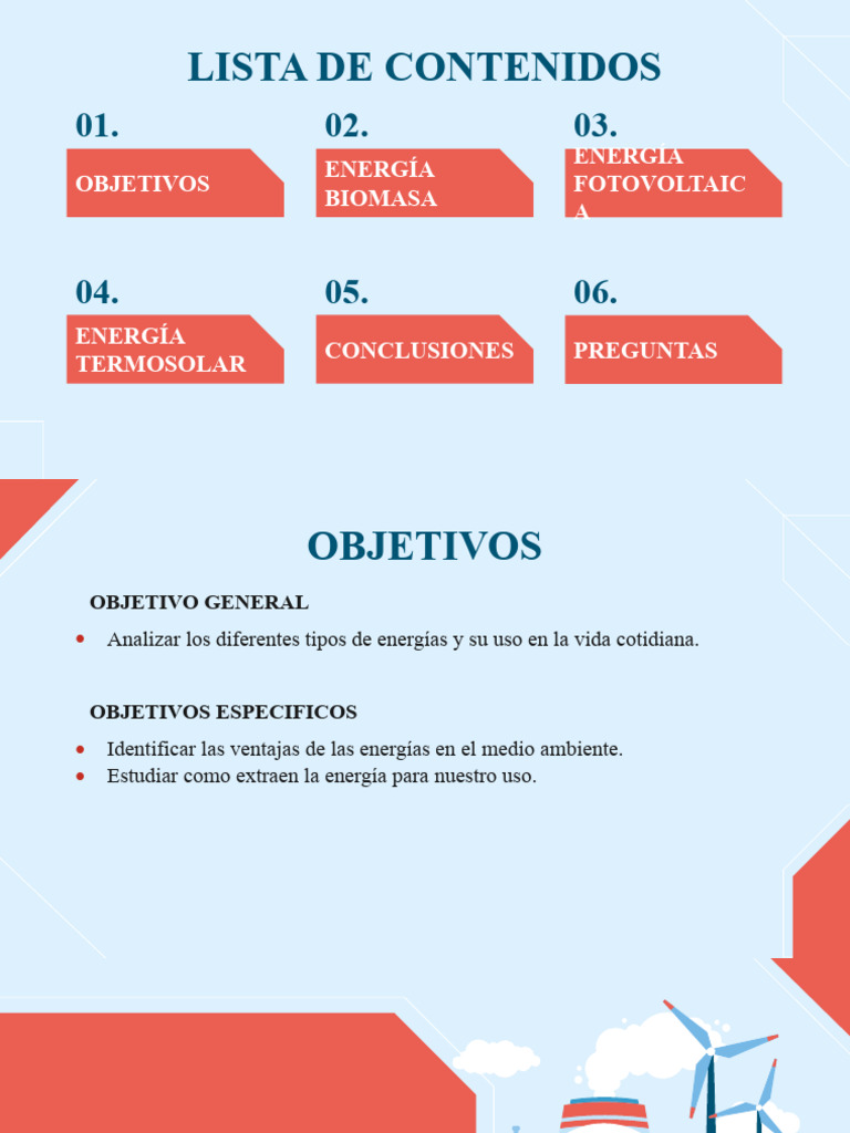 Presentación de Energías | PDF | Energía solar | Fotovoltaica