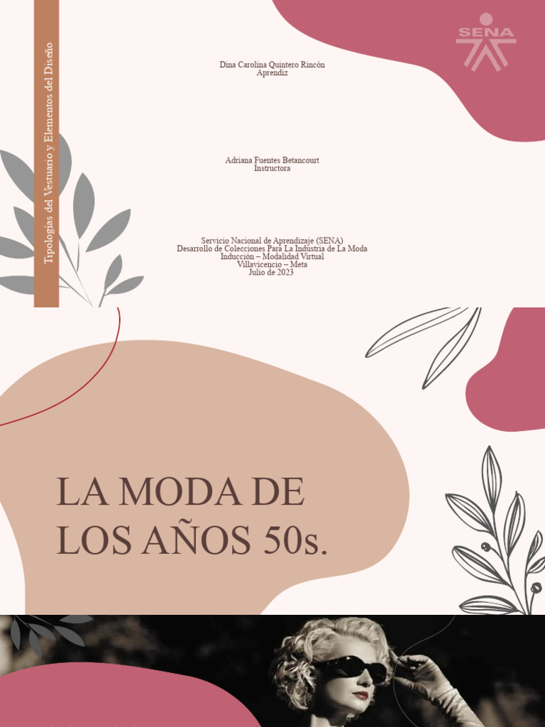 La Moda en Los Años 50 | PDF | Moda | Ropa