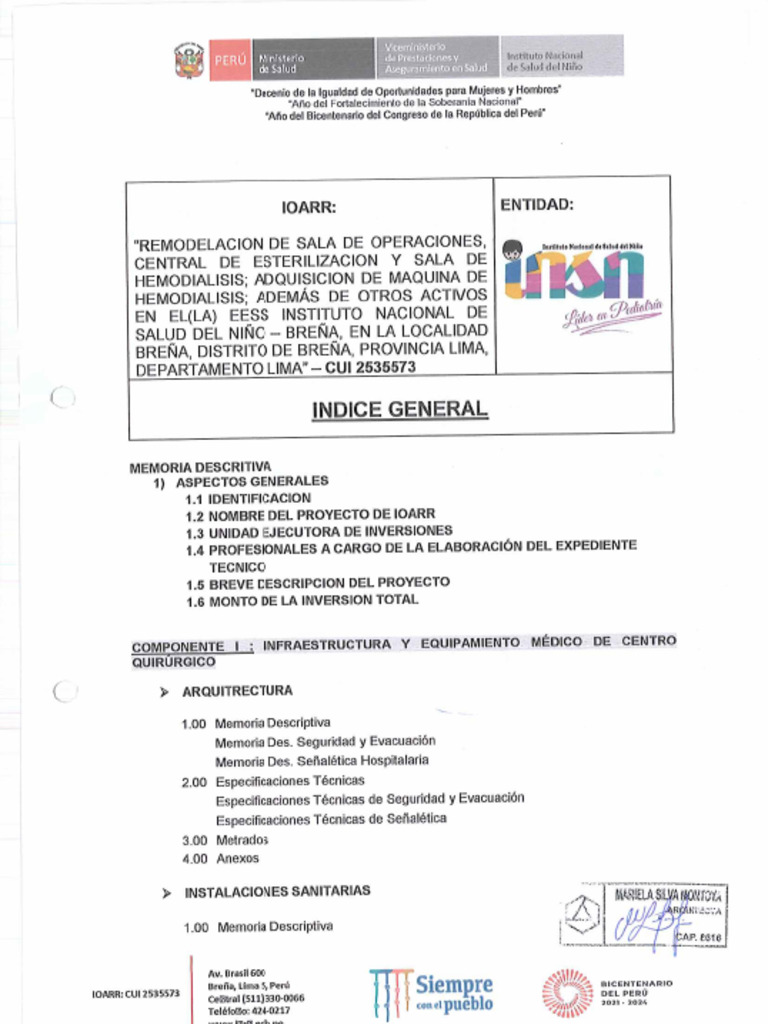 Indice - S. Op | PDF