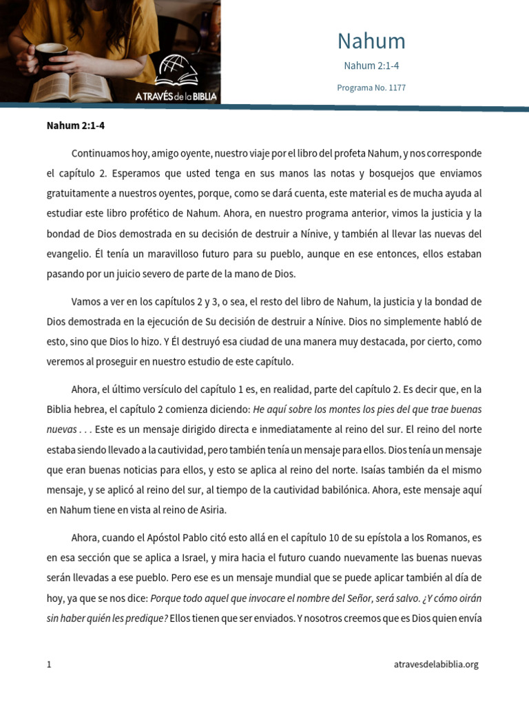 "Destrucción de Nínive: Justicia Divina" | PDF | Asiria | Profecía