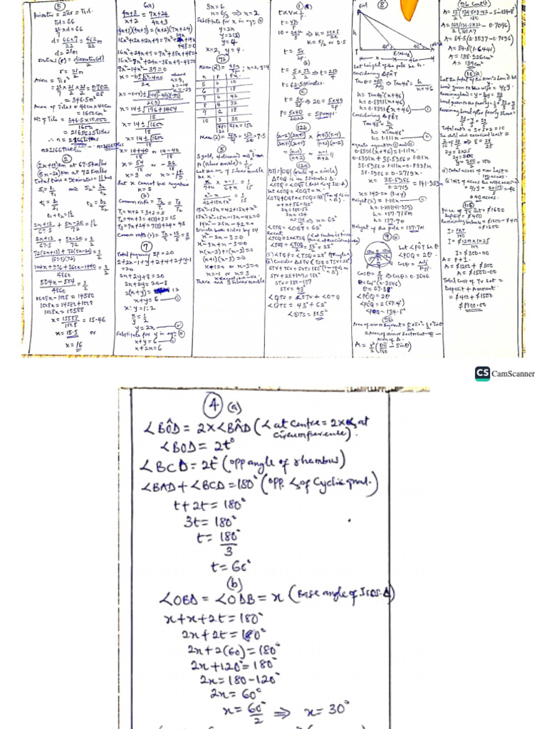 Waec 2024 Mathematics Essay | PDF