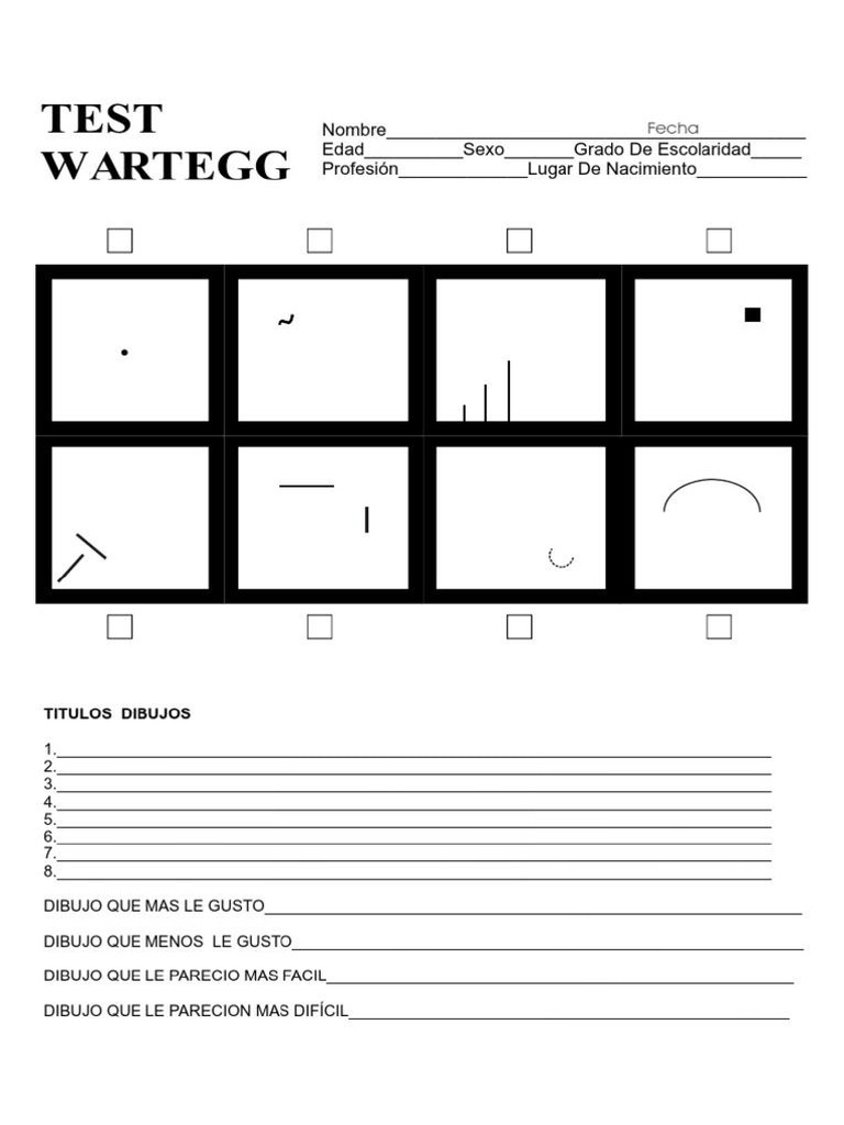 Test - Wartegg | PDF