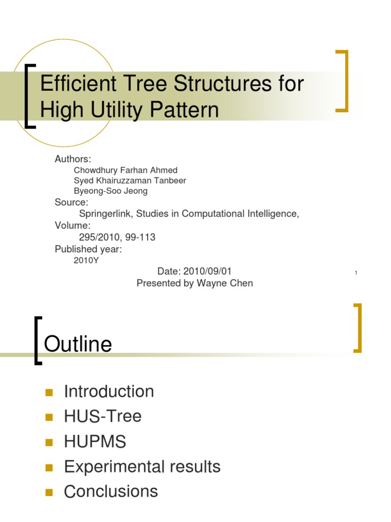 Efficient High Utility Pattern Mining | PDF