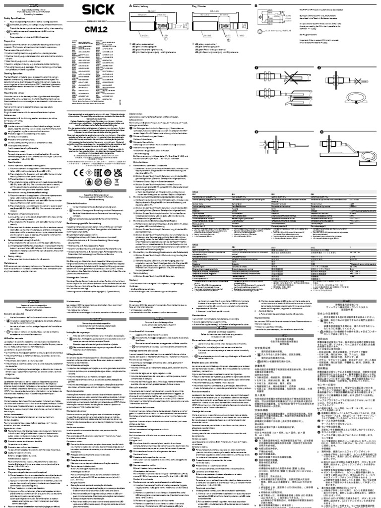 Capacitive Proximity Sensor Guide | PDF | Electronic Engineering | Electricity