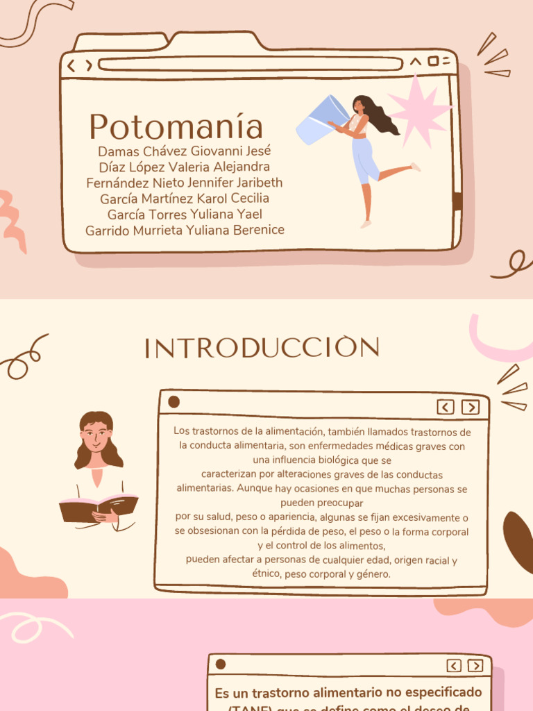 Potomanía Expo | PDF | Medicina CLINICA | Enfermedades y trastornos