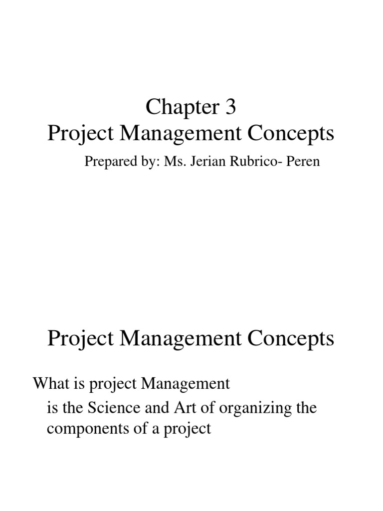 Chapter 3-Project Management Concept | PDF | Project Management ...