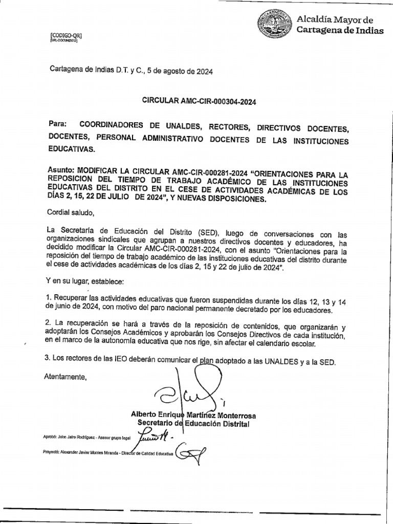 CIRCULAR-AMC-CIR-000304-2024 | PDF