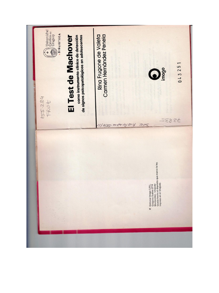 Test de Machover | PDF