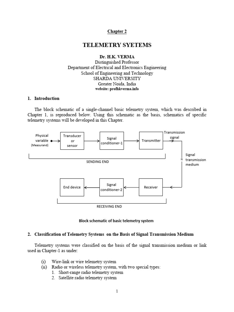 CH 2 Telemetry Systems | PDF | Analog To Digital Converter | Radio