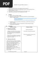 SCIENCE 5es LESSON PLAN | PDF | Lesson Plan | Learning