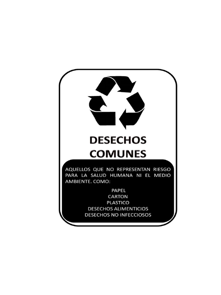 Logo de Desechos Comunes para Tachos | PDF