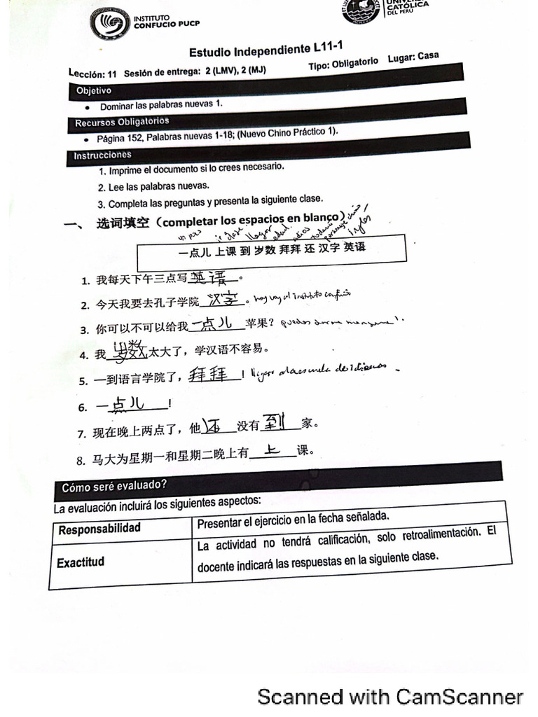 Estudio Independiente l11-1 | PDF