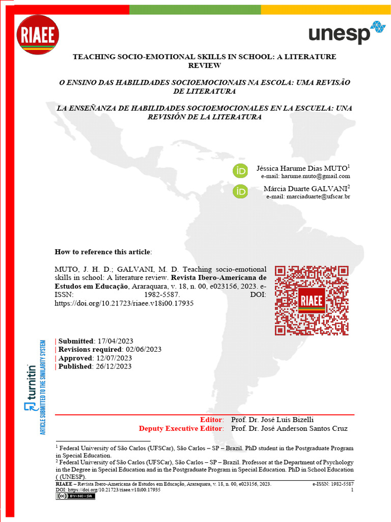 133 17935 Riaee 2023 Ing | PDF | Emotional Intelligence | Index Term