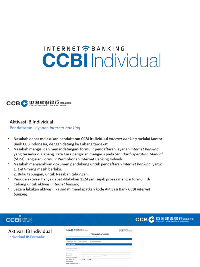 Panduan IB Individual CCBI | PDF | Pengelolaan Keuangan & Uang