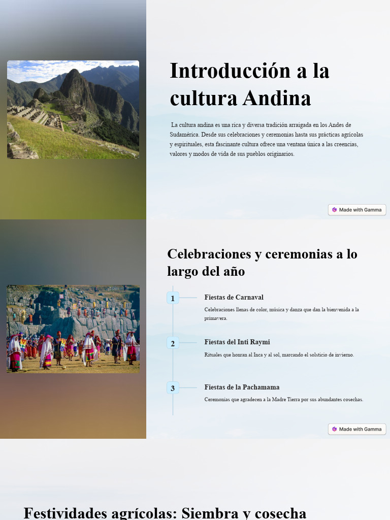 Introduccion A La Cultura Andina | PDF | Rituales