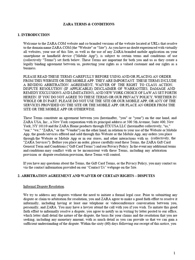 Terms and Conditions en US 20240509 | PDF | Arbitration | Credit Card