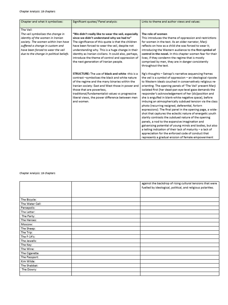 Iranian Women's Identity in Persepolis | PDF | Philosophy | General Fiction