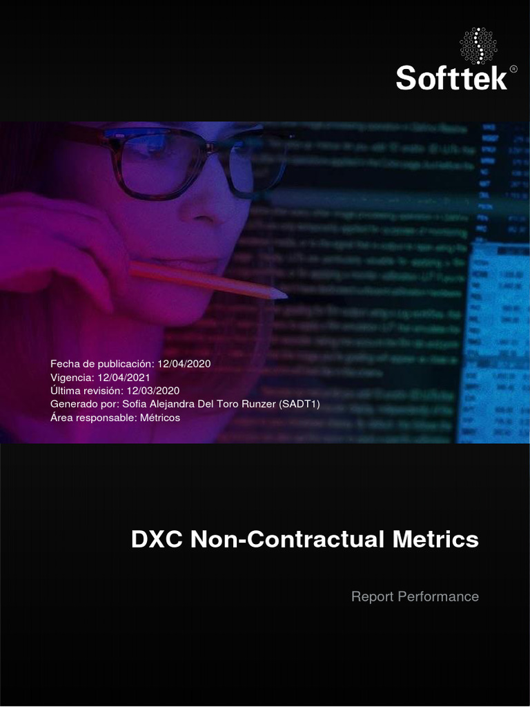 SOP DXC Non Contractuals Metrics | PDF | Comma Separated Values | Computing