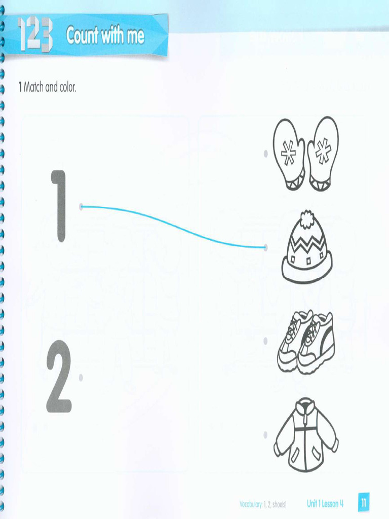 s2 Pre-K Unit 1.2 HW | PDF