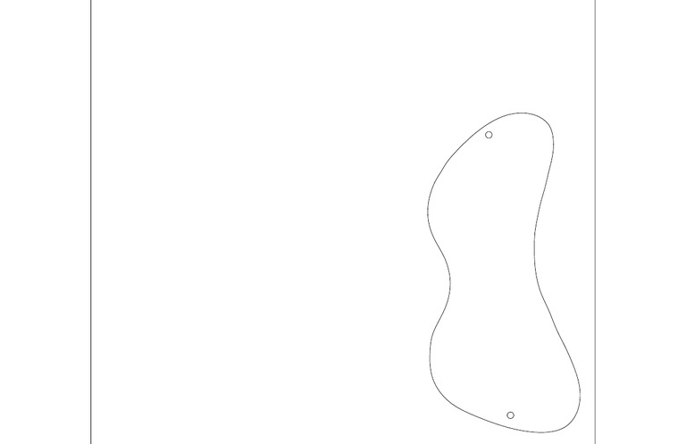 Danelectro Pickguard Template | PDF
