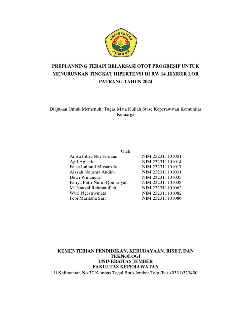 Preplanning Hipertensi | PDF