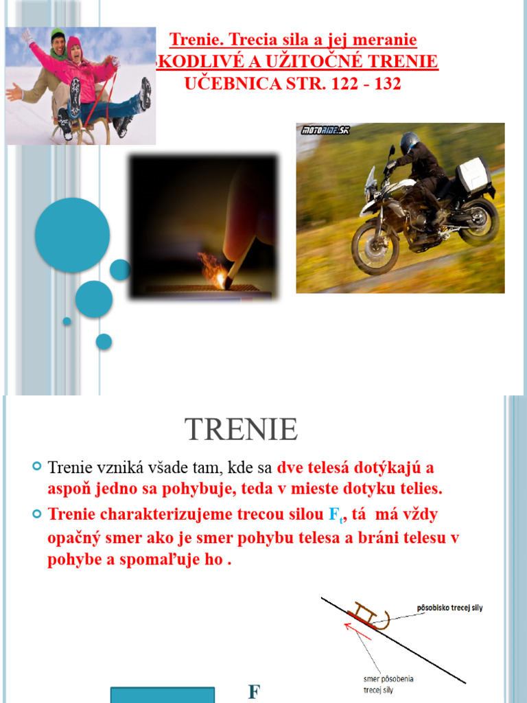 Trenie, Trecia Sila A Jej Meranie | PDF