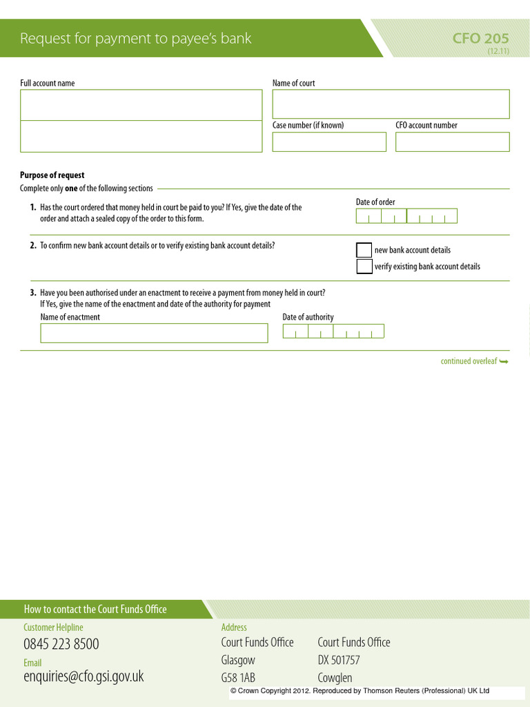 Form 205 | PDF | Payments | Banks