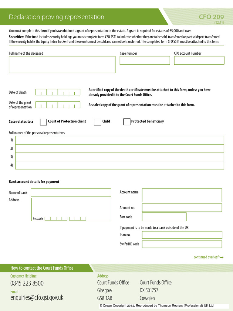 Form 209 cpf00573 | PDF | Paralegal | Justice